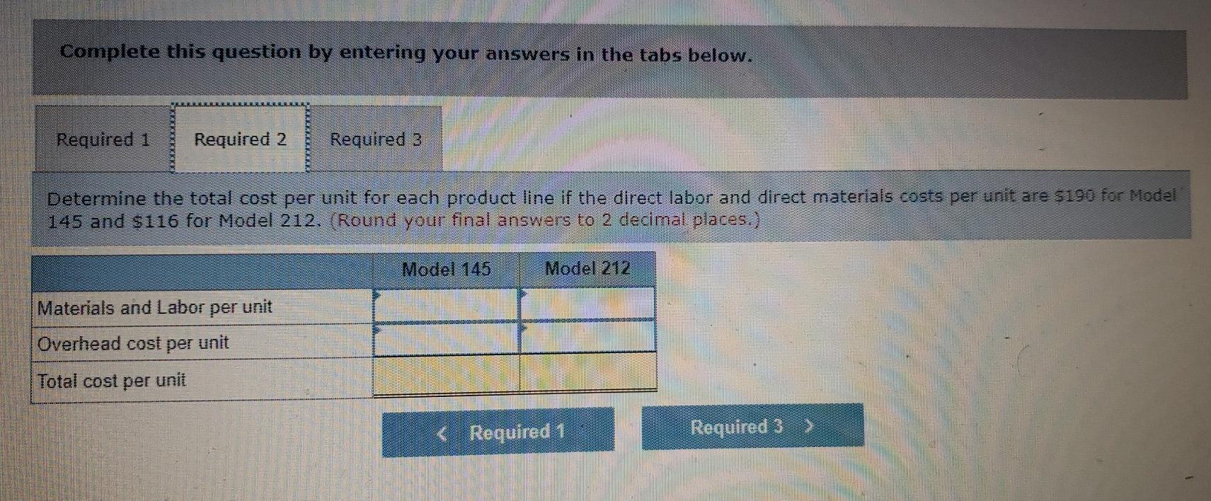 Solved 1. Using ABC, compute the overhead cost per unit for | Chegg.com