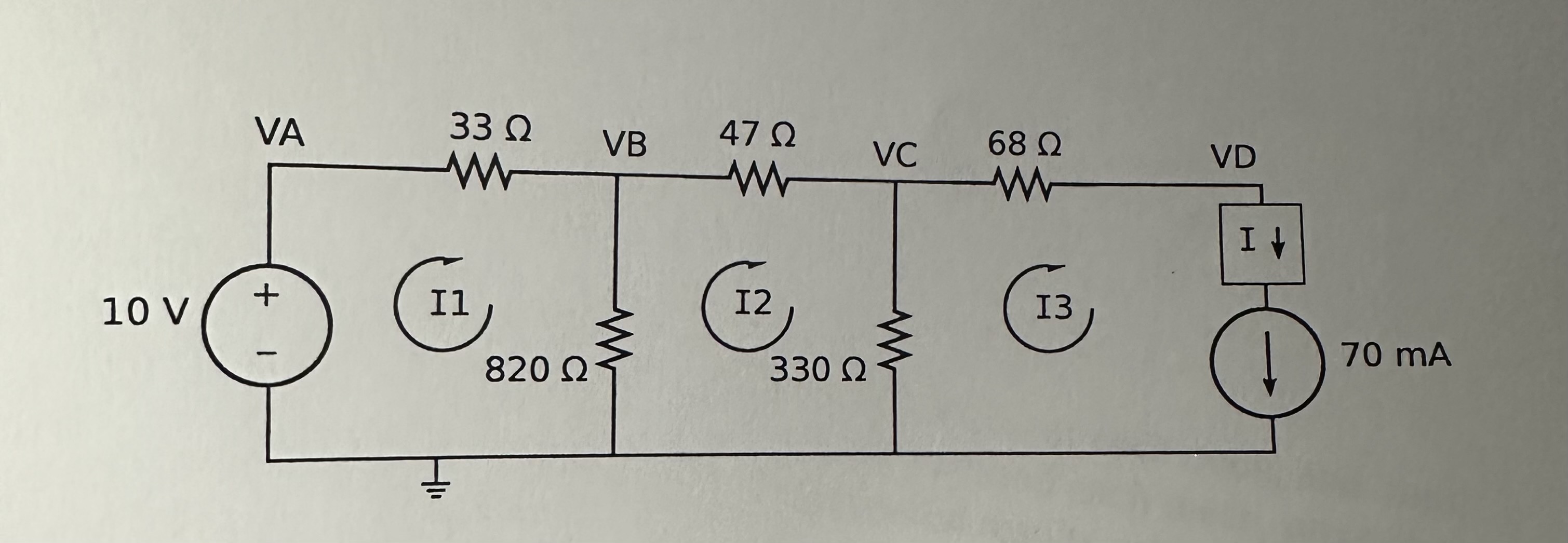 Solved calculate all variables and current supplied by | Chegg.com