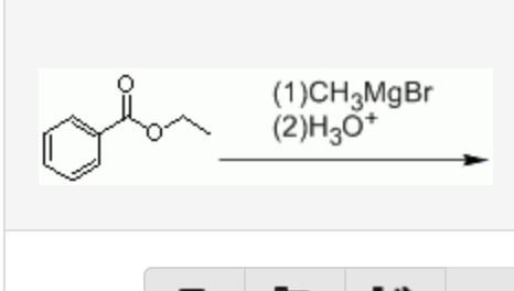 Solved {(1)CH3MgBr (2)H3O+ ﻿ Provide the major product of | Chegg.com