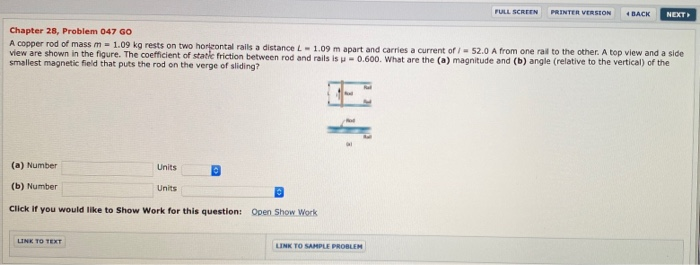 Solved FULL SCREEN PRINTER VERSION « BACK NEXT Chapter 28, | Chegg.com