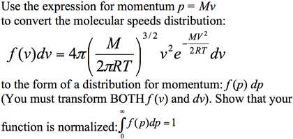 Solved Use the expression for momentum p = Mv to convert the | Chegg.com