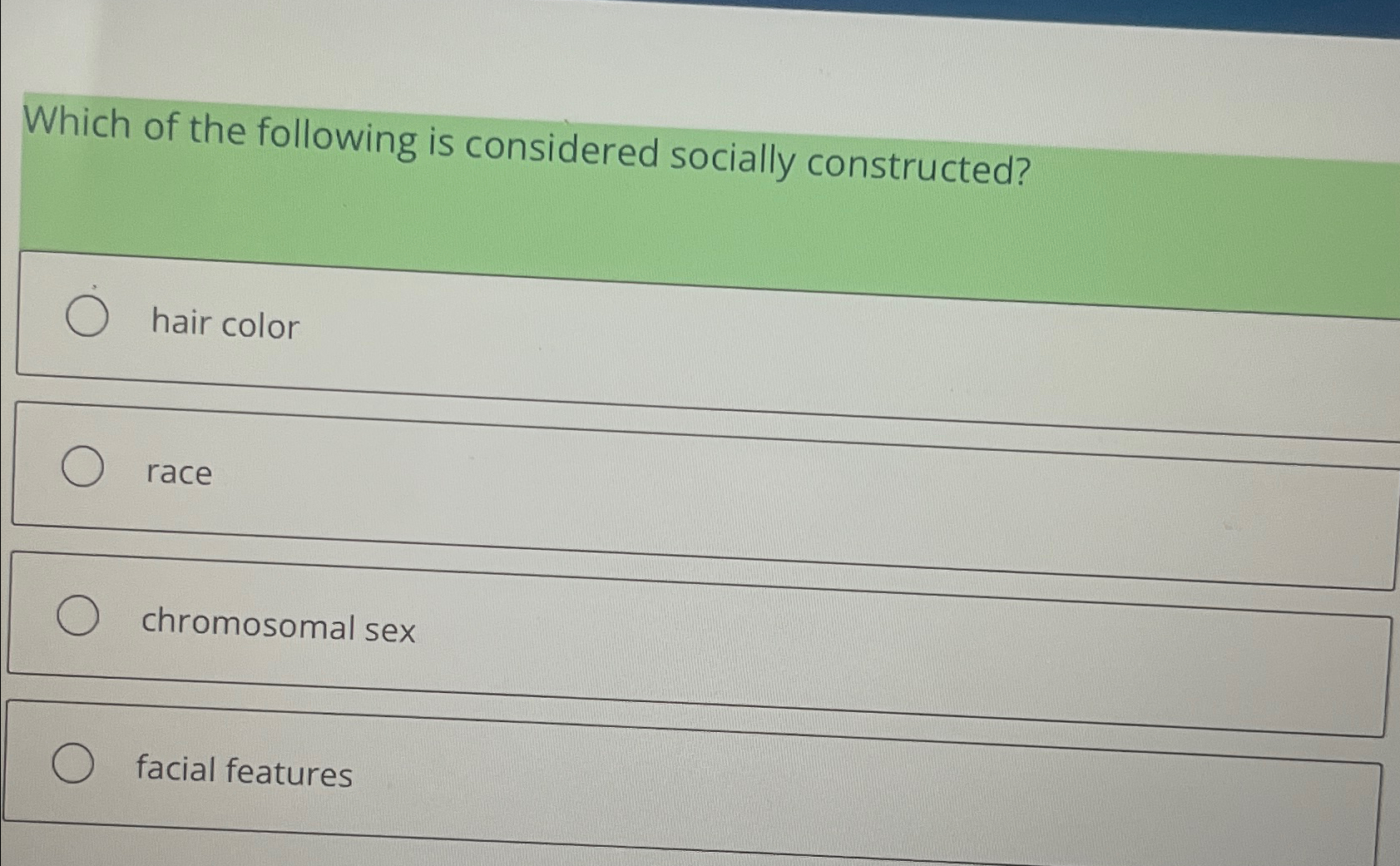 Solved Which of the following is considered socially | Chegg.com
