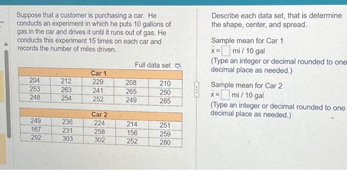 Solved Suppose that a customer is purchasing a car. He | Chegg.com