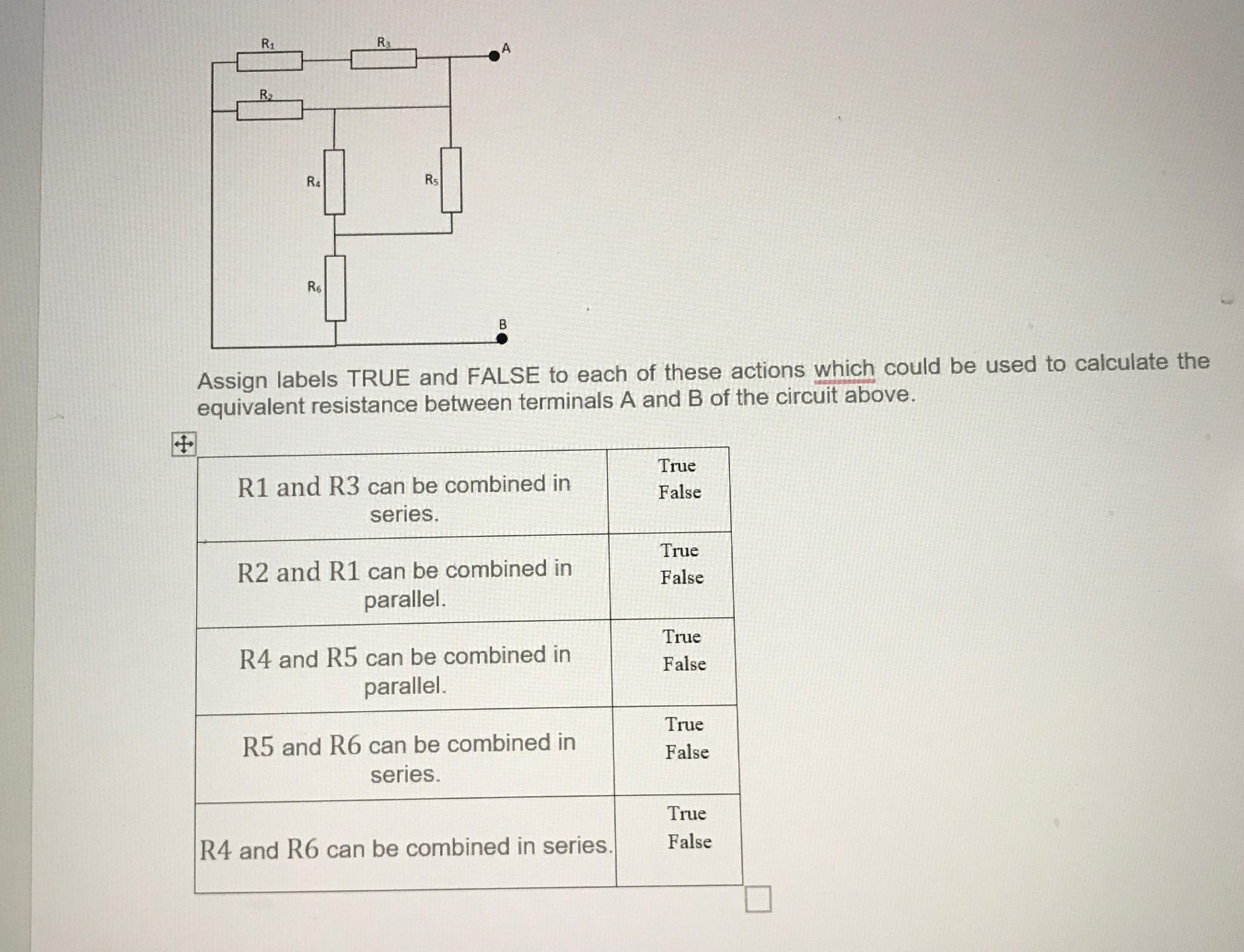 Solved Assign labels TRUE and FALSE to each of these actions | Chegg.com