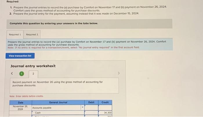 Solved Comfort Company purchased 180 units of inventory on | Chegg.com
