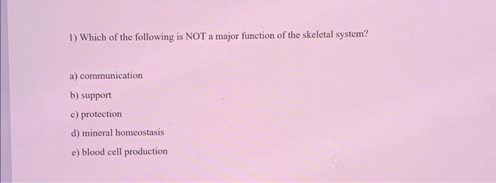 Solved 9) A rounded articular projection supported on a | Chegg.com