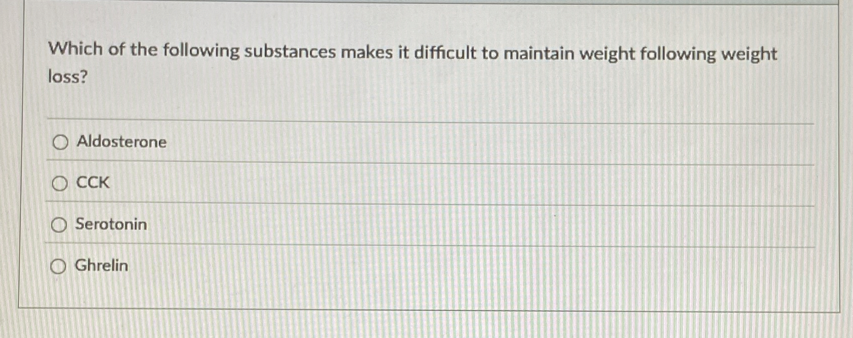 Solved Which of the following substances makes it difficult | Chegg.com