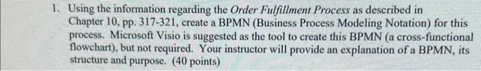 Solved pls help me to draw a BPMN diagram not the long | Chegg.com