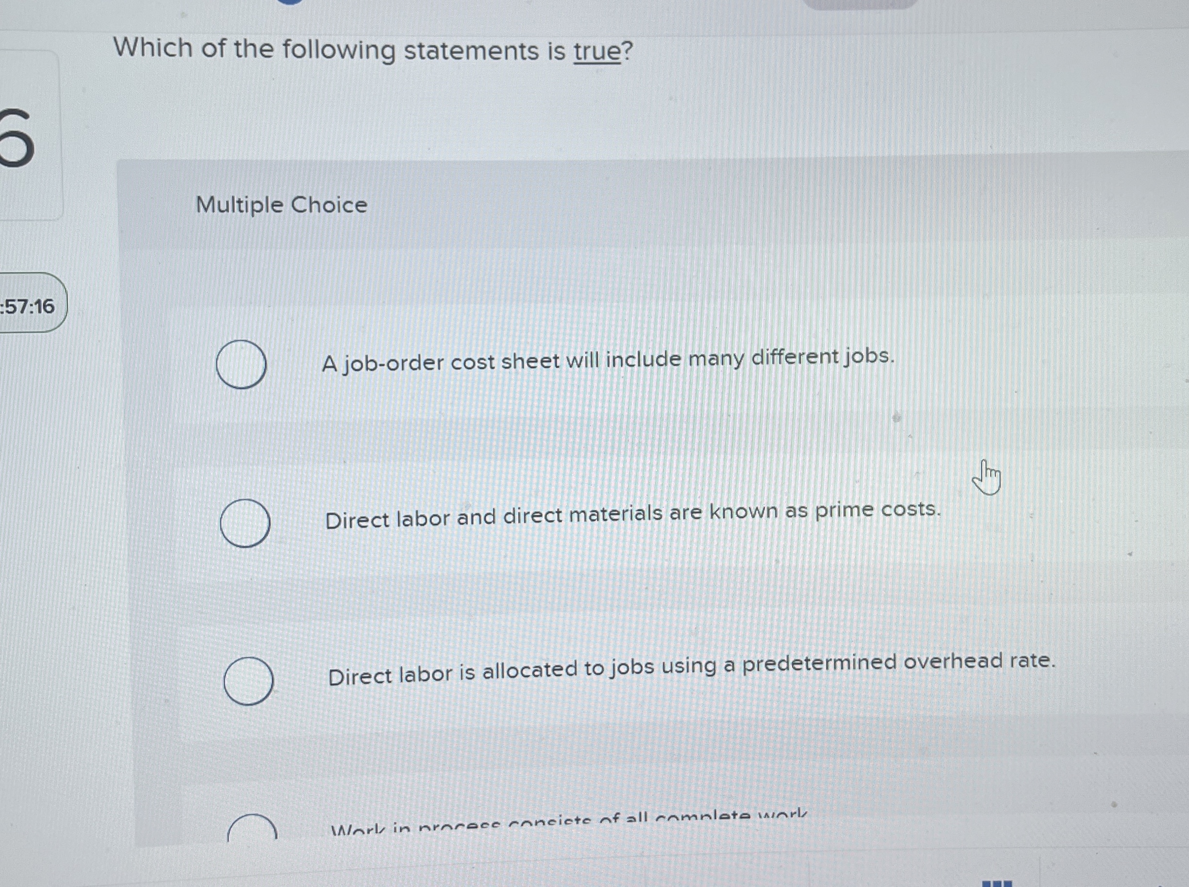 Solved Which of the following statements is true?Multiple | Chegg.com