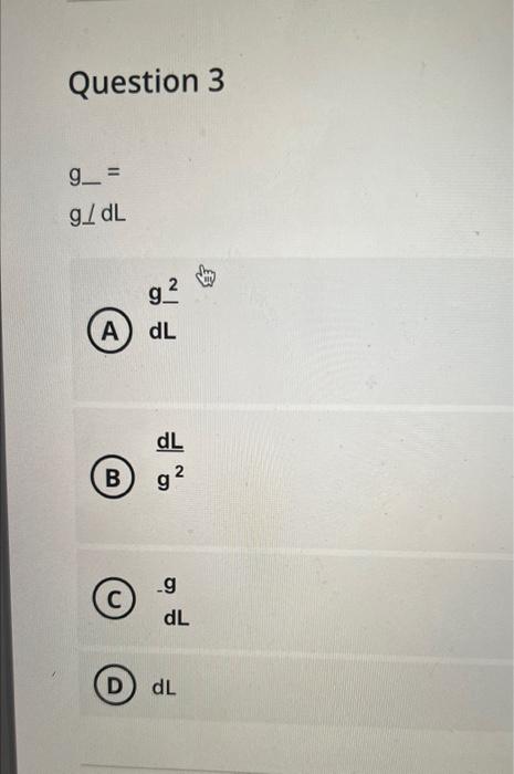 Solved Question 3 | Chegg.com