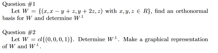 Solved Linear Algebra ; Would apreaciate a clear answer, | Chegg.com