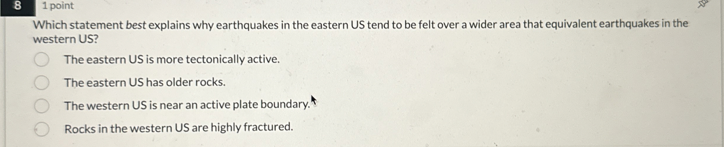 Solved 8 1 ﻿pointWhich statement best explains why | Chegg.com