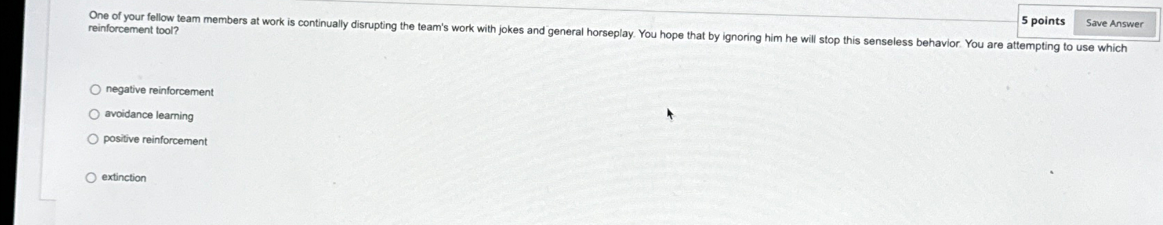 Solved q, ﻿reinforcement tool?negative | Chegg.com