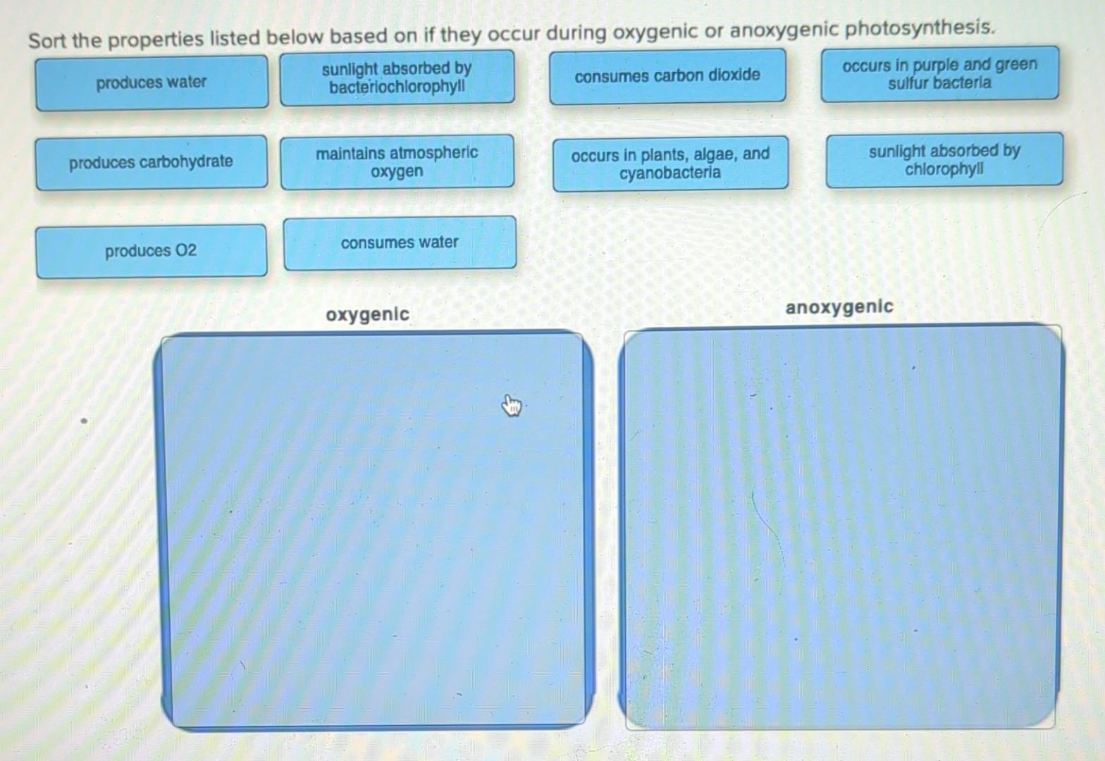 Solved Sort the properties listed below based on if they | Chegg.com
