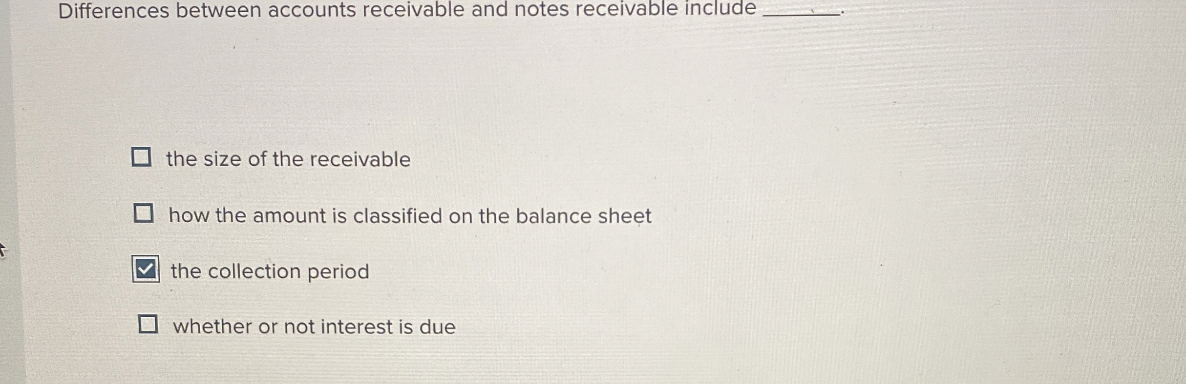 Solved Differences between accounts receivable and notes | Chegg.com Solved Differences between accounts receivable and notes | Chegg.com