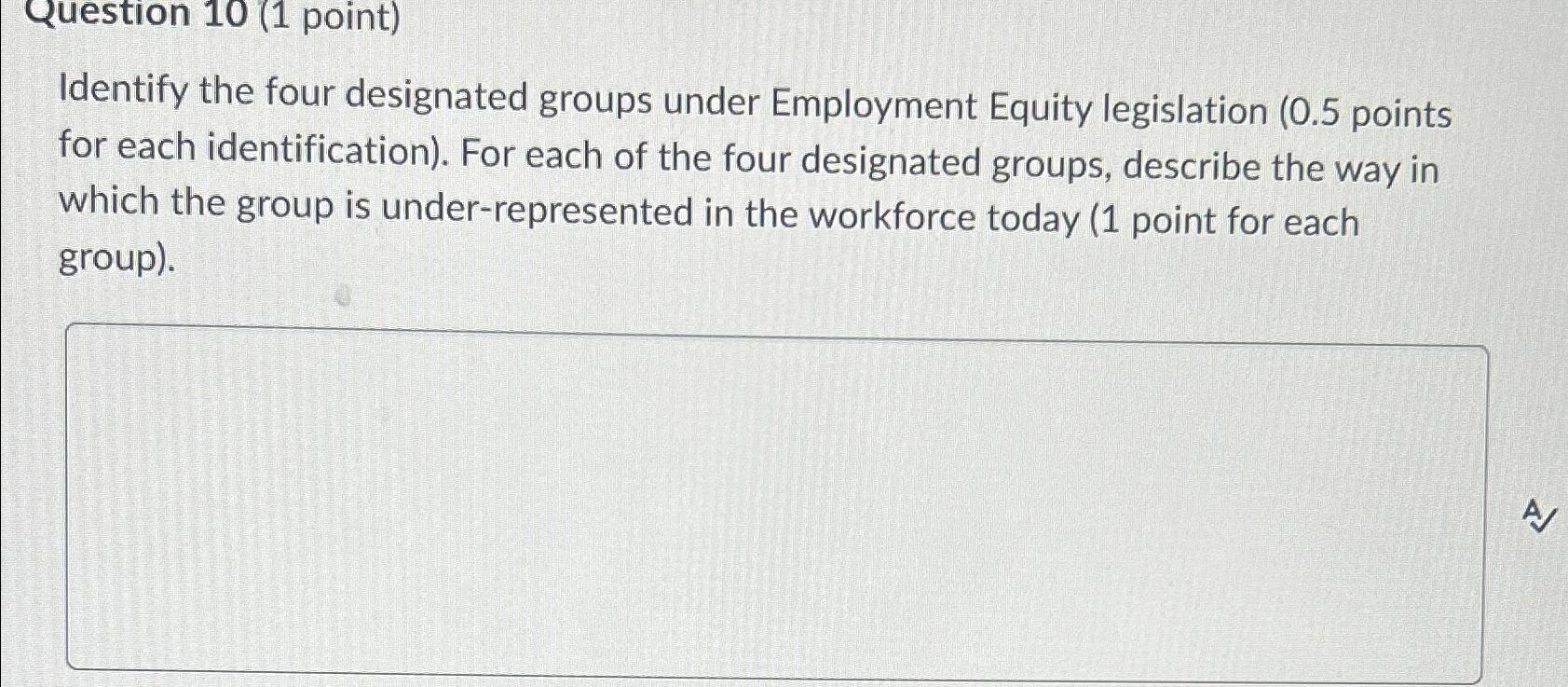 Solved Question 10 (1 ﻿point)Identify the four designated | Chegg.com