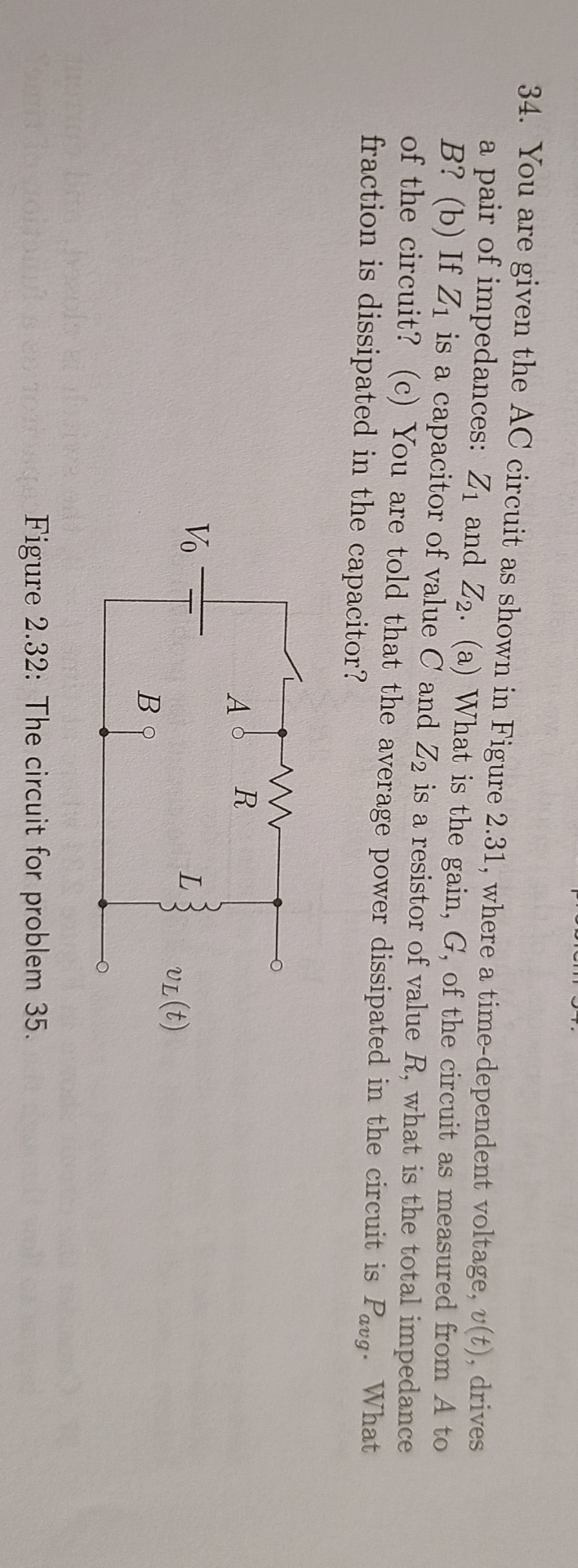 You are given the AC ﻿circuit as shown in Figure | Chegg.com