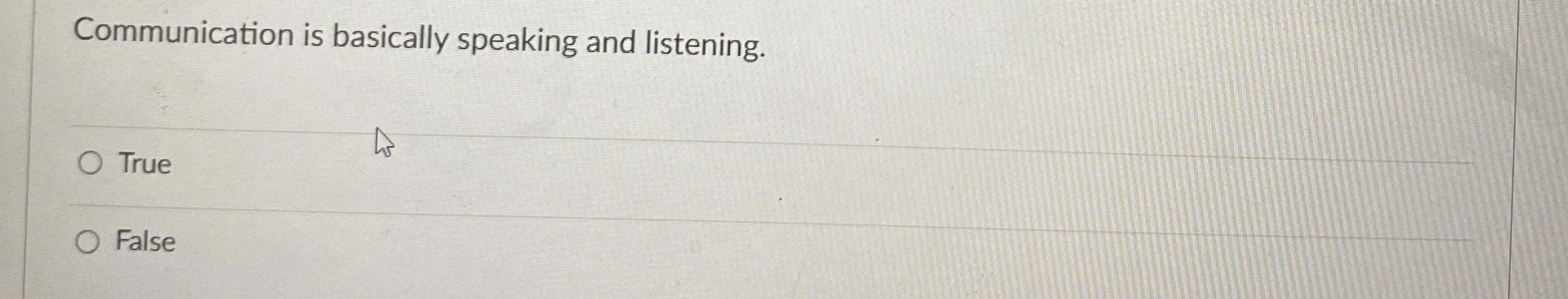 Solved Communication is basically speaking and | Chegg.com