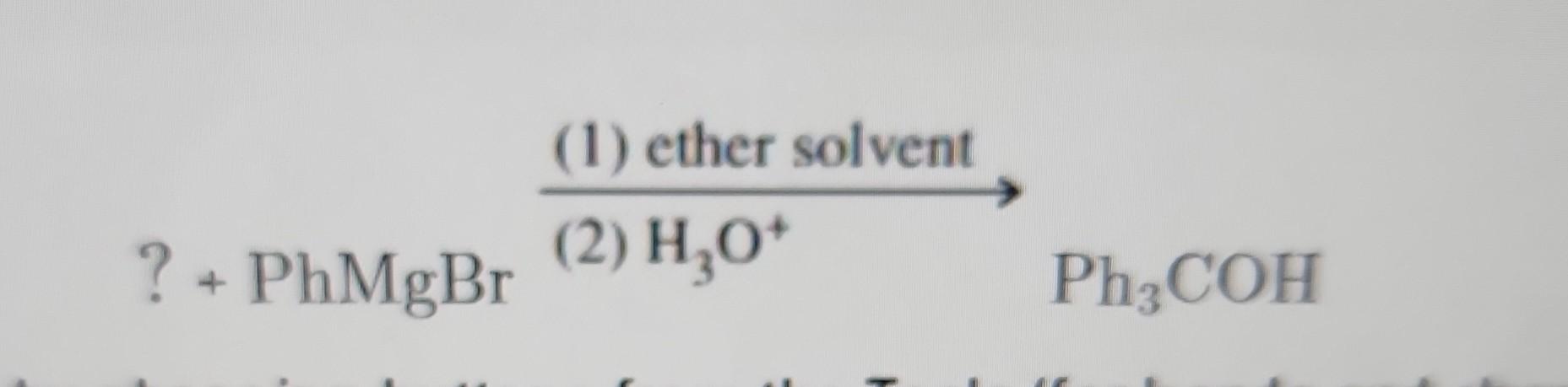 Solved ?+CH3CH2CH2MgBr (2) H3O+ 3-phenylhexan-3-ol canvas by | Chegg.com