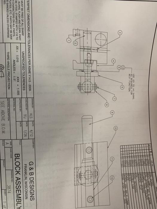 Solved 2 Block 6. Activity 17-2 Block Assembly Refer to | Chegg.com
