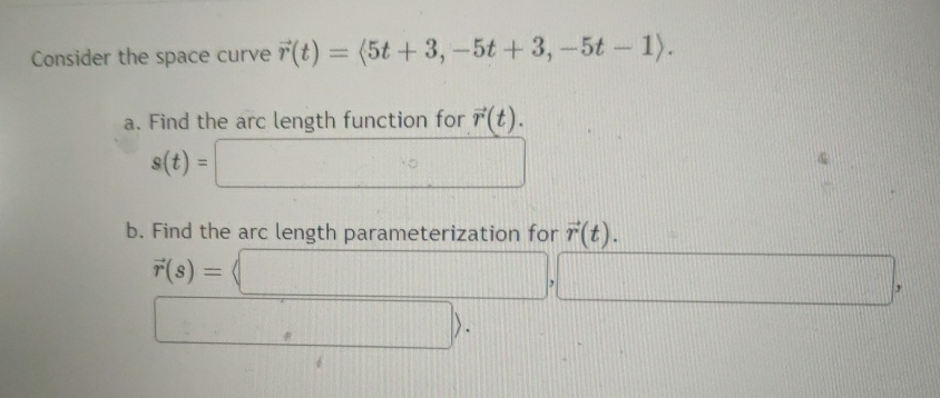 Solved Consider the space curve | Chegg.com