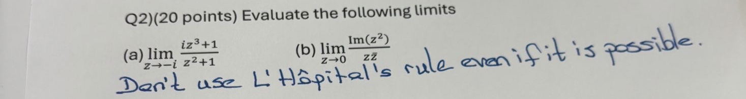 Solved Q2)(20 ﻿points) ﻿Evaluate the following | Chegg.com