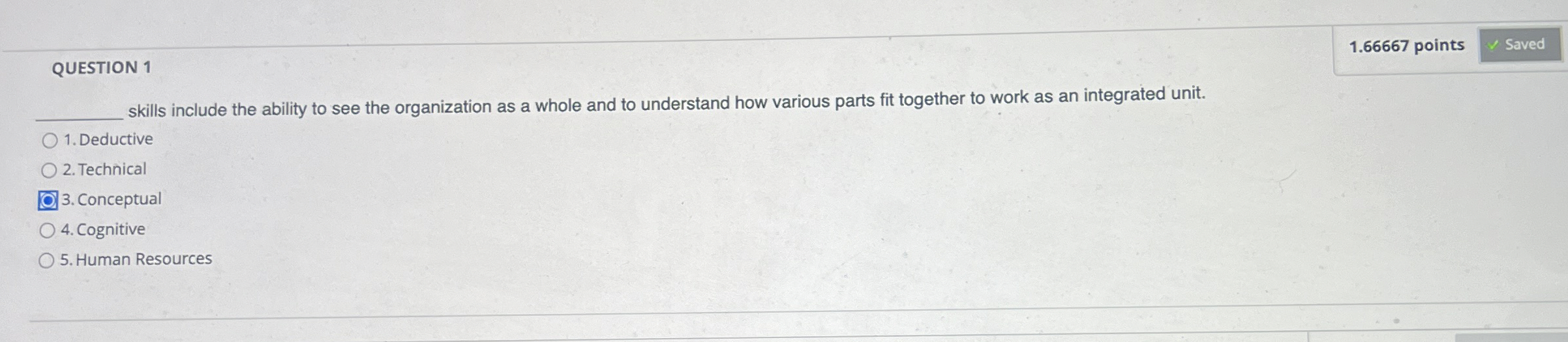 Solved QUESTION 11.66667 ﻿pointsq, ﻿skills include the | Chegg.com