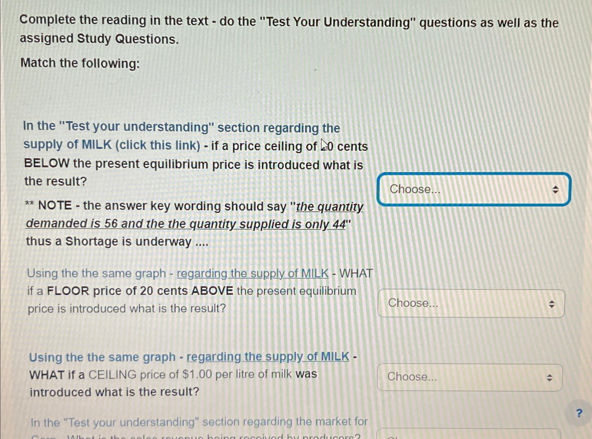 Solved Complete the reading in the text - ﻿do the "Test Your | Chegg.com