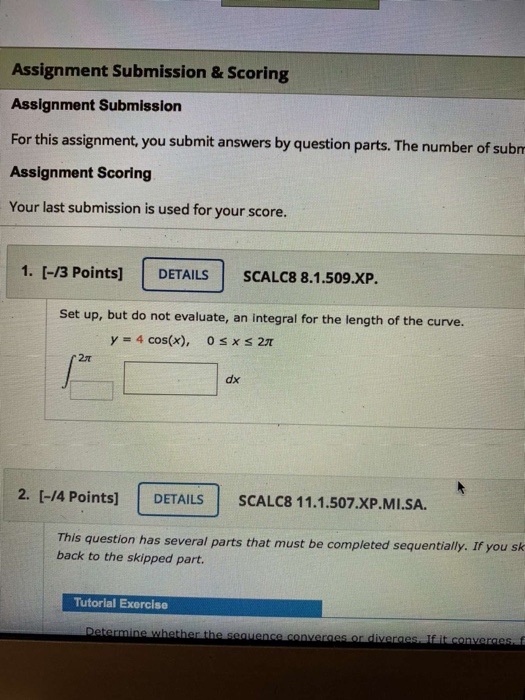Solved Assignment Submission And Scoring Assignment Submission 8510