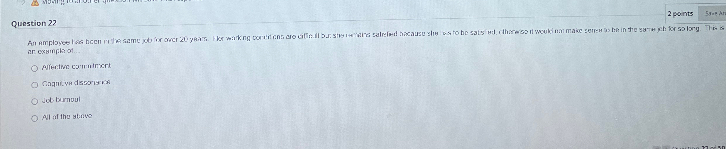 Solved Question 222 ﻿pointsSave Anan example ofAffective | Chegg.com