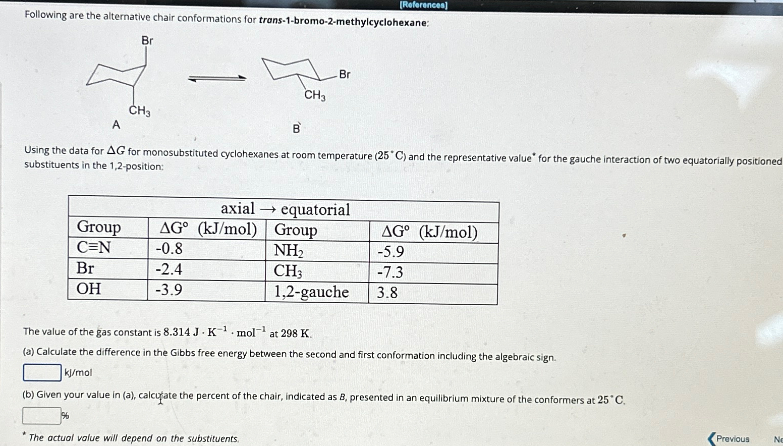 Solved [Roforences]Following are the alternative chair | Chegg.com