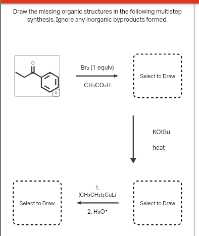 Solved Draw the missing organic structures in ﻿the following | Chegg.com