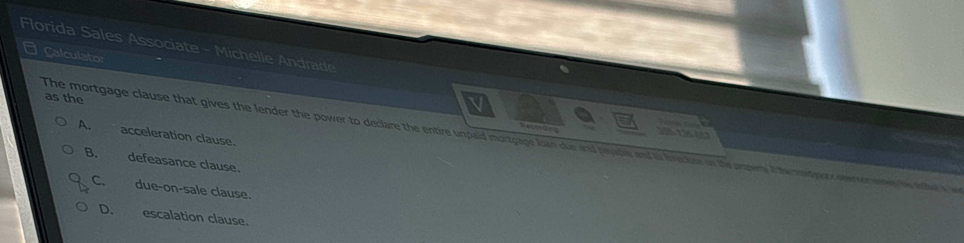 Solved The mortgage clause that gives the lender the powe: | Chegg.com