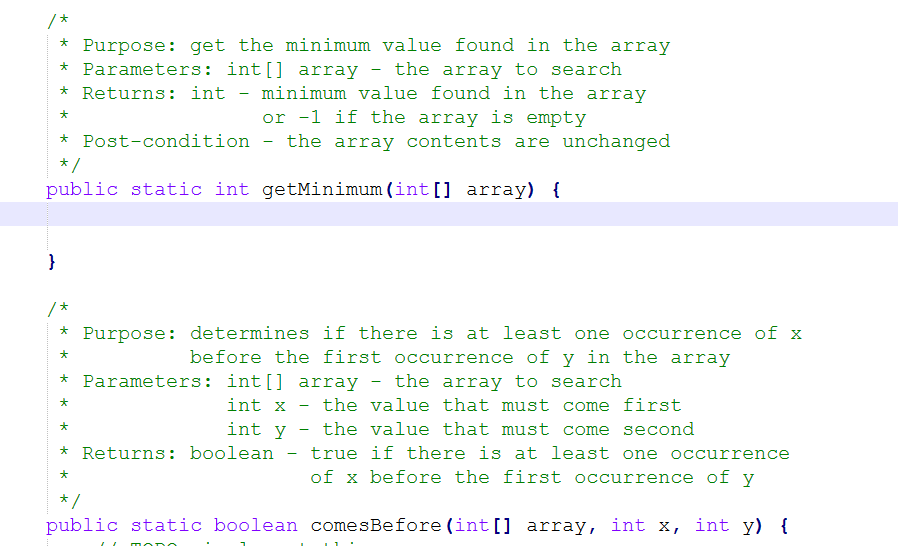 Solved Hi please impliment the 2 methods using recursion | Chegg.com Solved Hi please impliment the 2 methods using recursion | Chegg.com