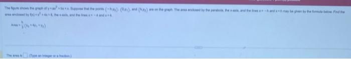 Solved The figure shows the graph of y=ax2+bx+c. Suppose | Chegg.com
