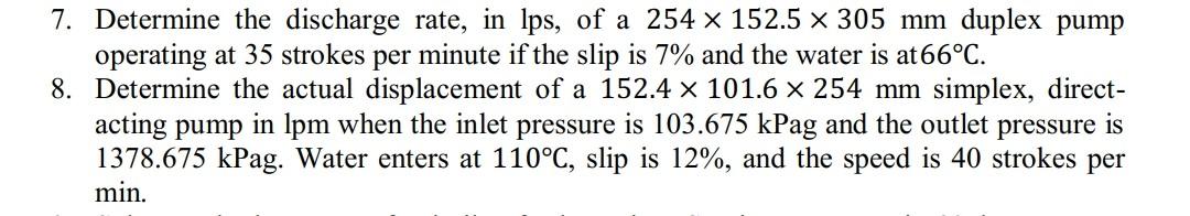 Solved 7. Determine the discharge rate, in lps, of a 254 × | Chegg.com