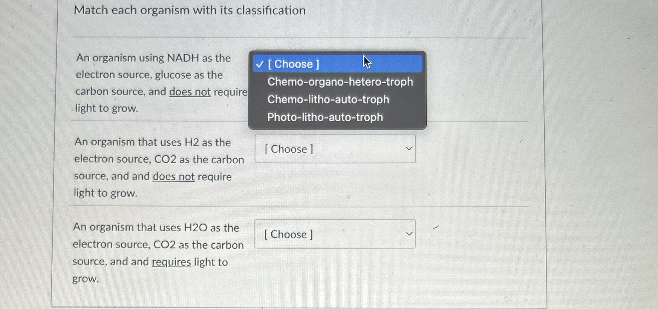 Solved Match each organism with its classificationAn | Chegg.com Solved Match each organism with its classificationAn | Chegg.com