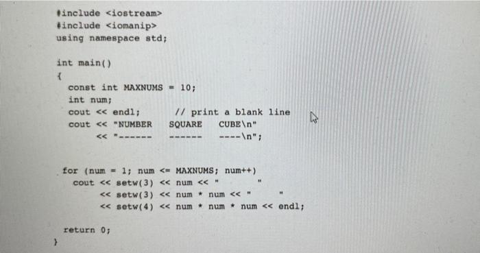 Solved #include #include using namespace std; int main() | Chegg.com
