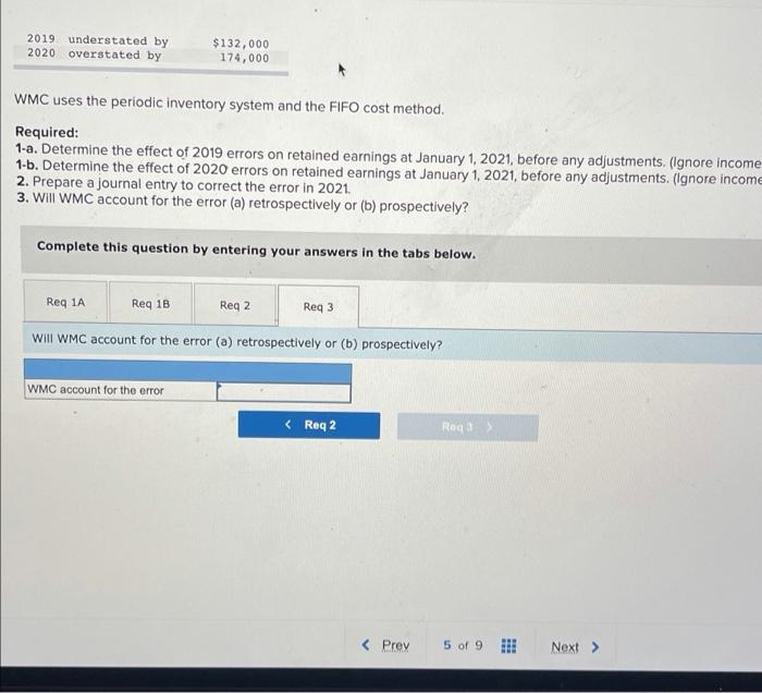 Solved Exercise 20-19 (Algo) Error correction; inventory | Chegg.com