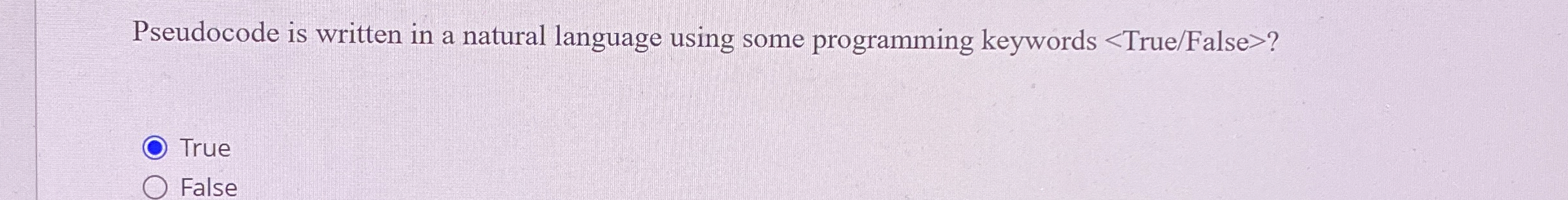 Solved Pseudocode is written in a natural language using | Chegg.com