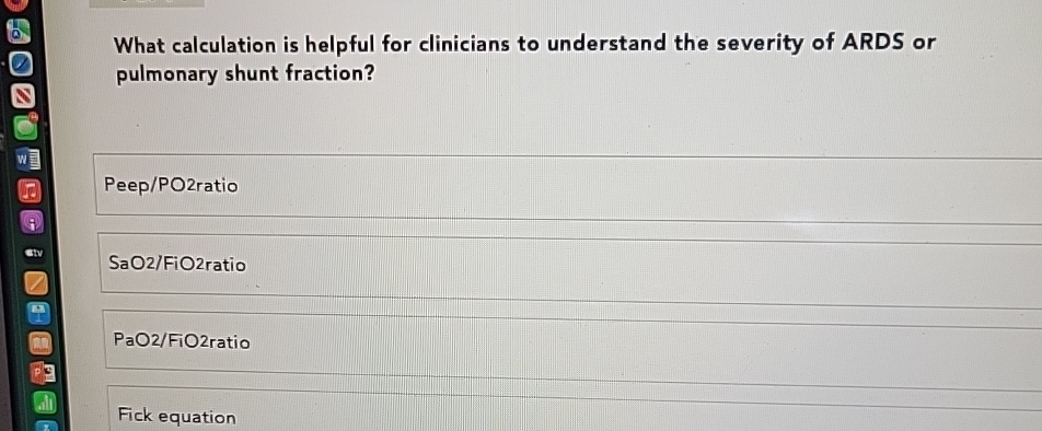 Solved What calculation is helpful for clinicians to | Chegg.com
