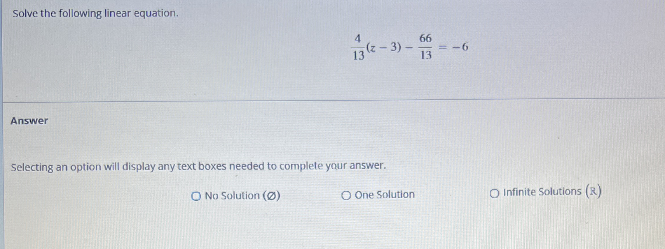Solved Solve the following linear | Chegg.com