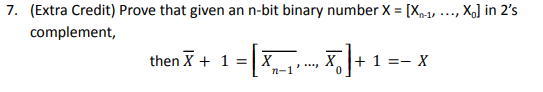 Solved Given An Nnn Bit Binary Number 4453
