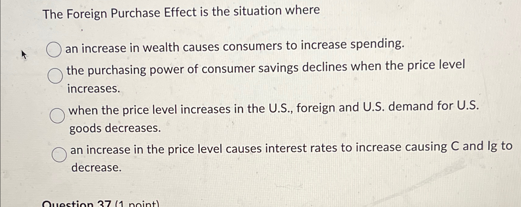 The Foreign Purchase Effect is the situation wherean | Chegg.com