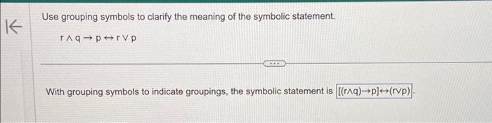 Solved Use grouping symbols to clarify the meaning of the | Chegg.com