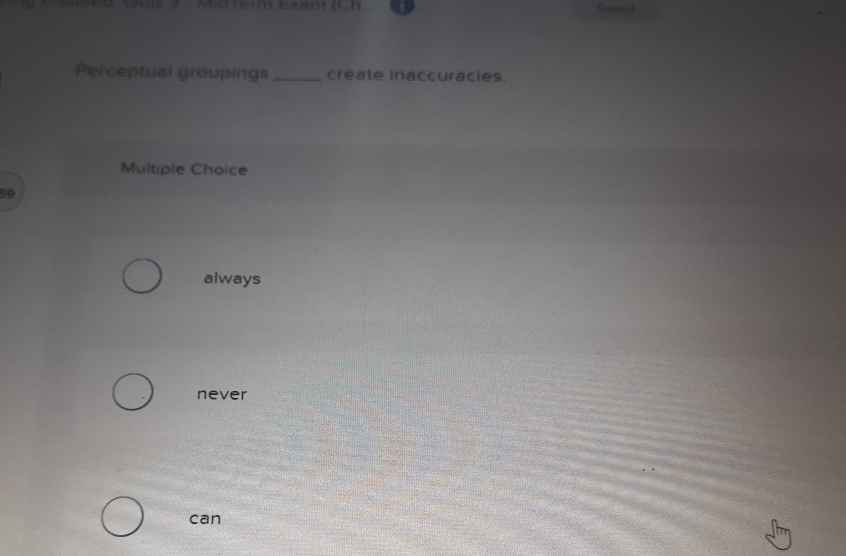 Solved Perceptual groupingscreate inaccuraciesMuitiple | Chegg.com