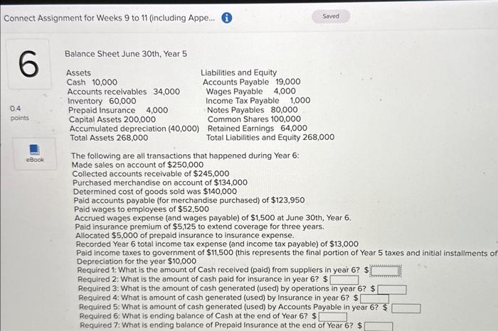 Solved Connect Assignment for Weeks 9 to 11 (including | Chegg.com
