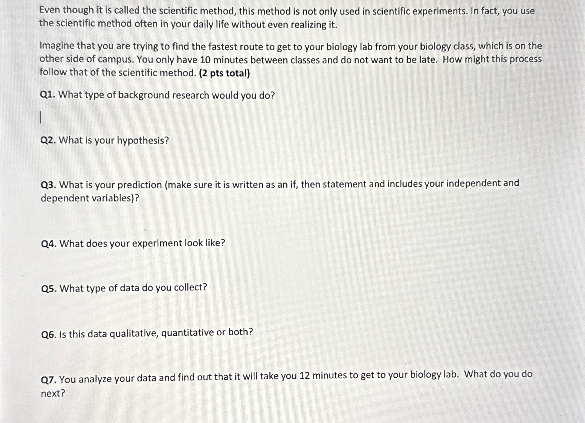 Solved Even though it is called the scientific method, this | Chegg.com