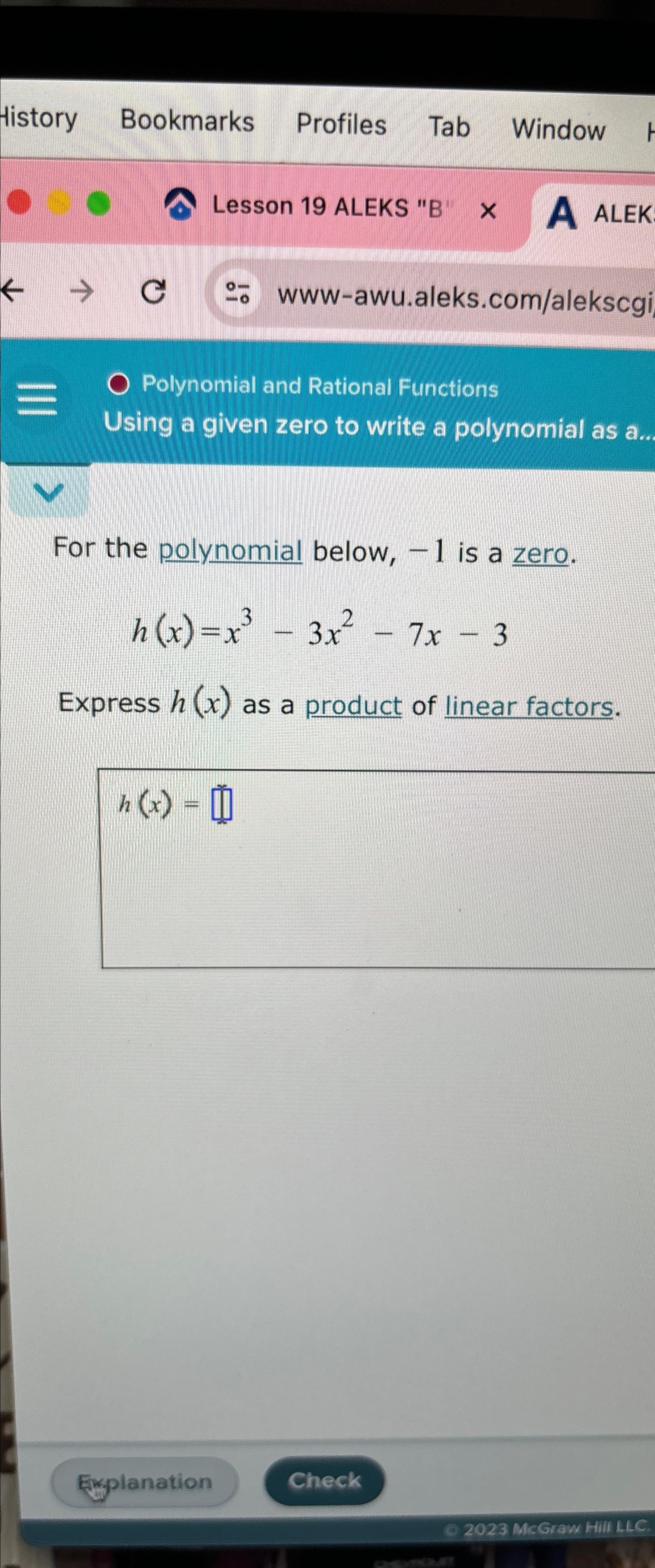 Solved Polynomial and Rational Functions Using a given zero | Chegg.com Solved Polynomial and Rational Functions Using a given zero | Chegg.com