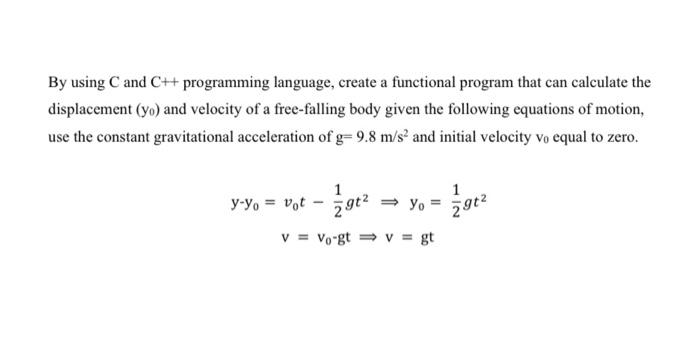 Solved By using C and C++ programming language, create a | Chegg.com Solved By using C and C++ programming language, create a | Chegg.com